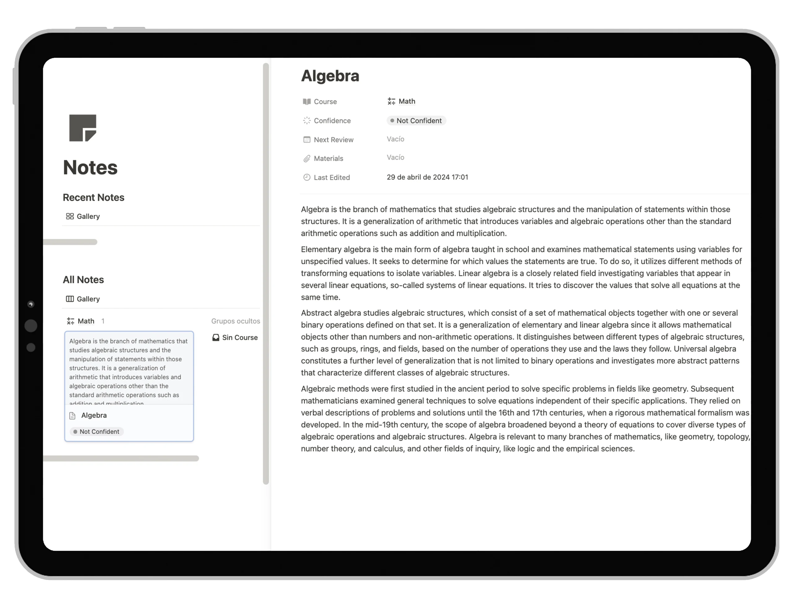 All-in-one Student Notion Template